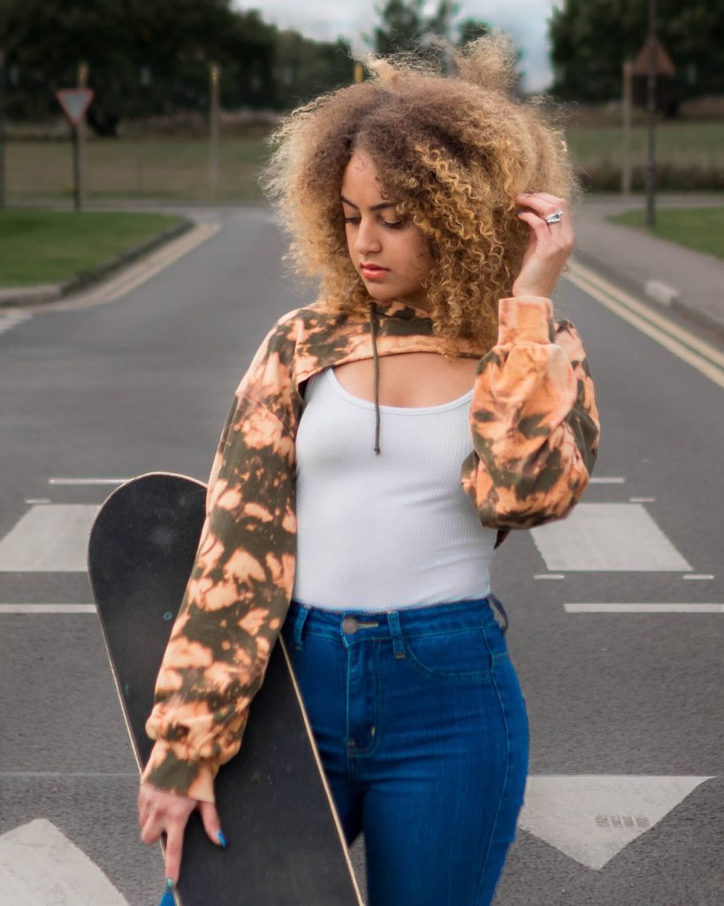 Skateboarding w/ London - Melvin Riley Jr.